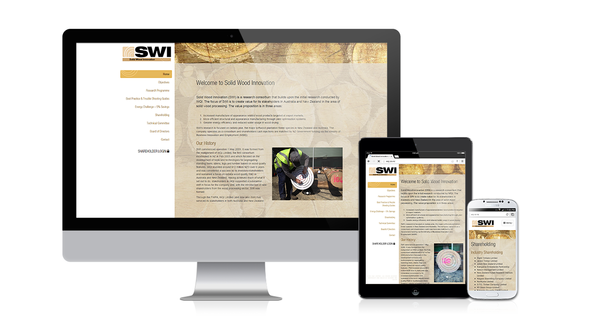 Solid Wood Innovation (SWI) - Hodgeman Web Design